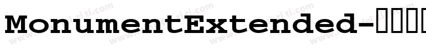 MonumentExtended免费下载-在线字体预览转换 - 免费字体网
