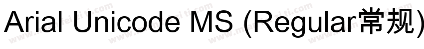Arial Unicode MS (Regular常规)免费下载-在线字体预览转换 - 免费字体网