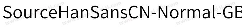 SourceHanSansCN-Normal-GBpc-EUC-H免费下载-在线字体预览转换 - 免费字体网